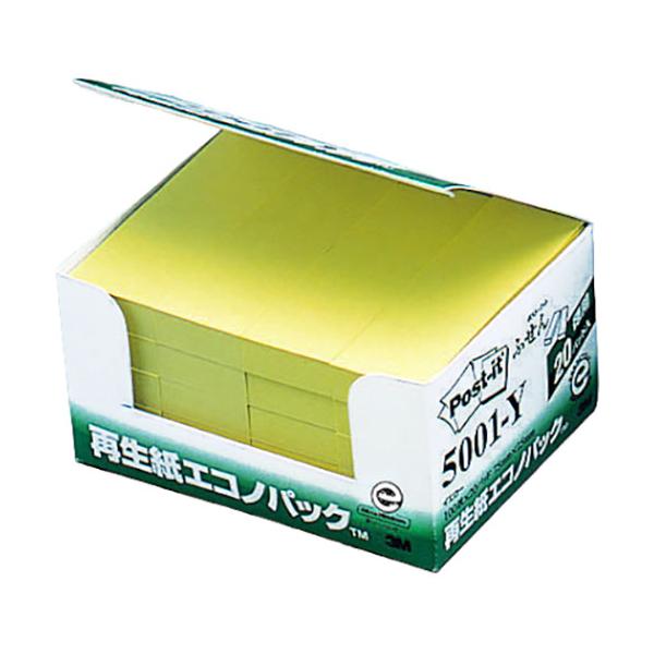 ポストイット再生紙エコノパック ふせん