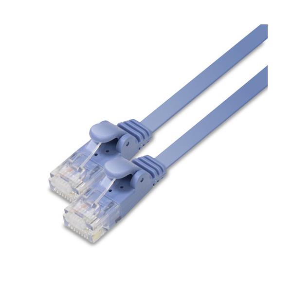 幅約6mm、厚さ約1.38mmのスーパーフラットタイプケーブルを採用した1ギガビット対応のCAT6準拠ケーブルです。