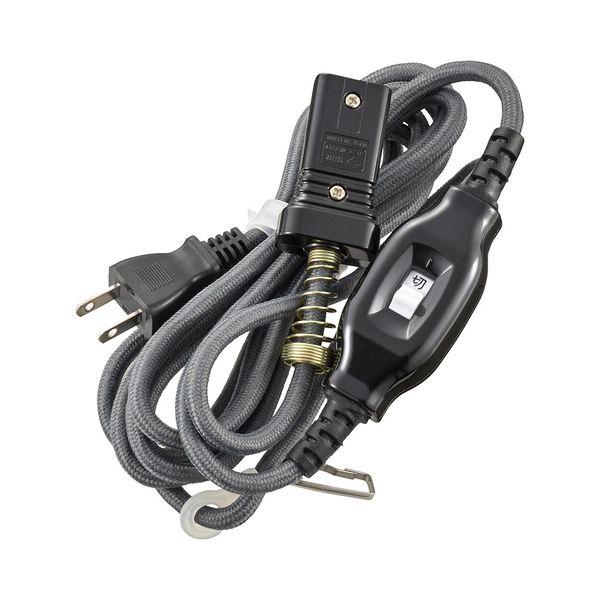 メーカー：オーム電機JAN：4971275015012型番：HS-KO3M-S22■商品説明■●操作しやすいスライド式中間スイッチ付●折れ曲がってもコードを傷めにくい、ブッシング、スプリング付き●便利なコード吊り下げフック付き■仕様■・定格...