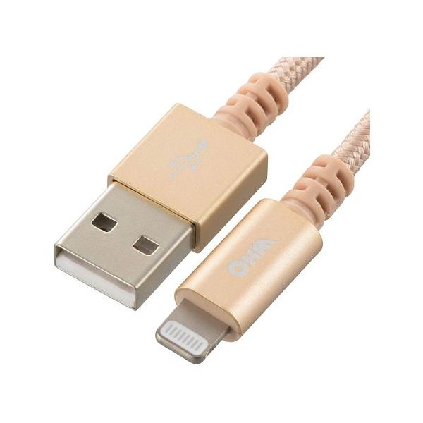 メーカー：オーム電機JAN：4971275171053型番：SIP-L10TAH-N■商品説明■●アルミコネクタと強化メッシュを採用、当社従来品より約5倍の耐久性●2.4A高出力で急速充電●USBポート付きの充電器と接続し、家庭用コンセント...