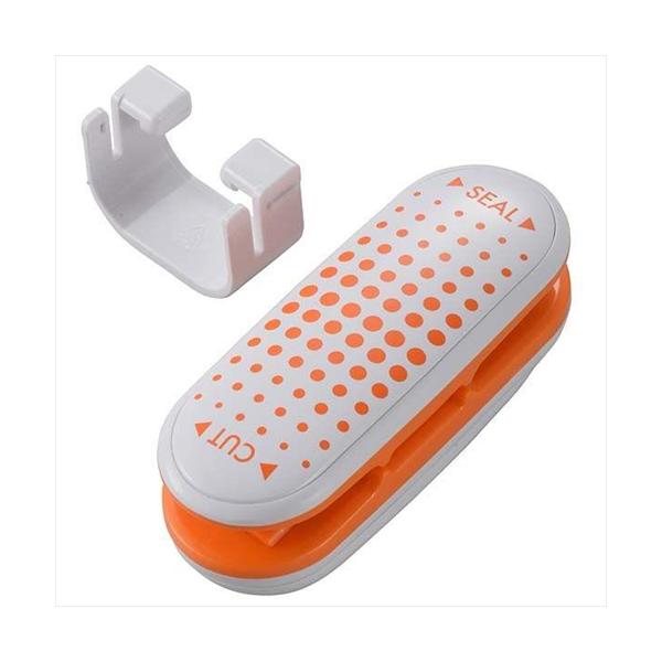 メーカー：オーム電機JAN：4971275799004型番：OHM 079900■商品説明■●食べかけのお菓子・パンの袋に！野菜の包装袋に！熱でピタッと密封します！●カッターでらくらく開封！●セーフティロックが付いて安心です●セーフティロッ...