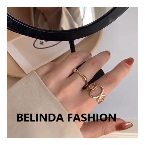 サイズ10×113×1BELINDA FASHION（ベリンダファッション）ギャル/激安/プチプラ/お洒落/オシャレ/トレンドモダン/モード/エレガント/上品/かわいい/可愛い大人/キレイめ/綺麗め/シンプル/カジュアル指輪/リング/メタル...