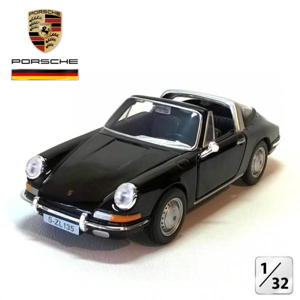 「商品情報」BU - PORSCHE - 1/32 - 911 TARGA SPIDER 1967「主な仕様」イタリア ブラーゴ製ダイキャスト製モデルカー1/32スケールケース・台座付きカラー：ブラック珍しい1967年式ポルシェ911カブリオレ