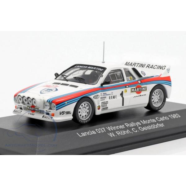 「商品情報」CMR ランチア ミニカー 1/43 LANCIA 037 マティーニ N1 ラリー モンテカルロ 1983 優勝 WALTER ROHRL - CHRISTIAN GEISTDORFER「主な仕様」イタリアの代表的酒造メーカー...