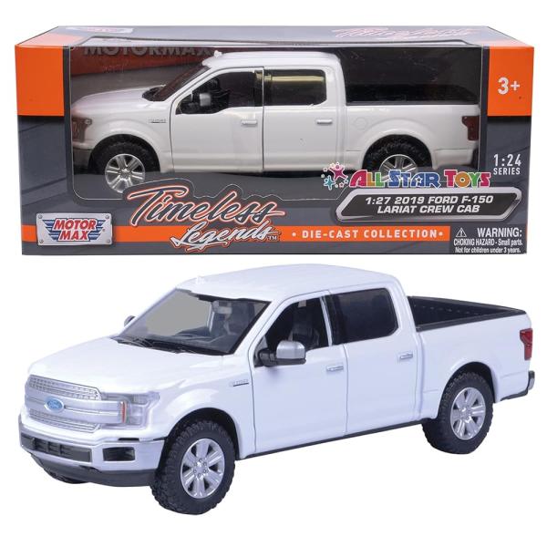 「商品情報」「主な仕様」2019 フォード F-150 ラリアット クルーキャブ ピックアップトラック - 79363WH モーターマックスモデル車両1/27スケールコレクションモデルピックアップトラック。これは長さ8.5インチ x 幅3....