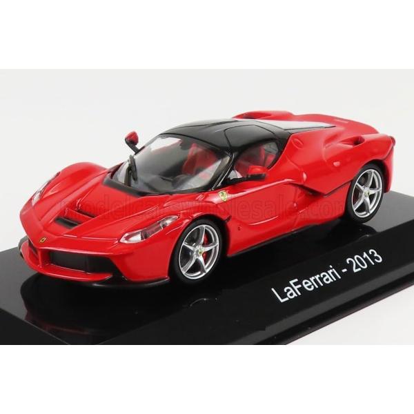 「商品情報」フェラーリ ラ・フェラーリ ミニカー 1/43 FERRARI LAFERRARI 2013 (レッドブラック)「主な仕様」ダイキャスト製サイズ：1/43カラー：レッド台座、ケース付き