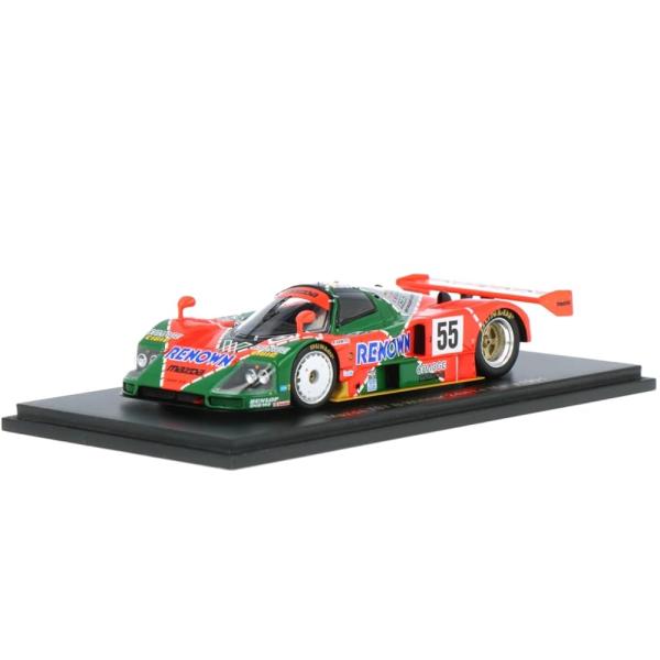 「商品情報」マツダ 787B ミニカー 1/43 2.6L ルマン 24時間 レース 1991 優勝 N55 (オレンジ/グリーン)「主な仕様」ルマン 24時間耐久レース 優勝 1991 日本車として初優勝ケース・台座付きスケール1/43ド...