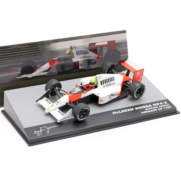 「商品情報」F1 ミニカー 1/43 マクラーレン MP4/5 ドイツGP 1989 アイルトン セナ MCLAREN ホンダ V10 AYRTON SENA 優勝アイルトン・セナ＆マクラーレン・ホンダを再現したF1ミニカー「主な仕様」『セ...