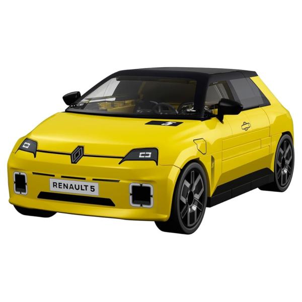 「商品情報」COBI  ルノー サンク RENAULT 5 E-TECH 1/35スケール 78ピース イエロー【MADE IN EU】24673「主な仕様」78個の高品質要素ピース数：78ピースで構成されており、子供から大人まで楽しめる組...