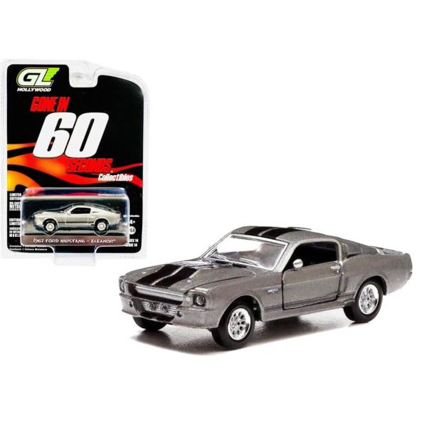 「商品情報」グリーンライト 1/64 フォード マスタング エレノア 1967 グレー 「60セカンズ」 GREENLIGHT Gone in 60 Second Mustang Eleanors「主な仕様」Greenlight製 1/64...