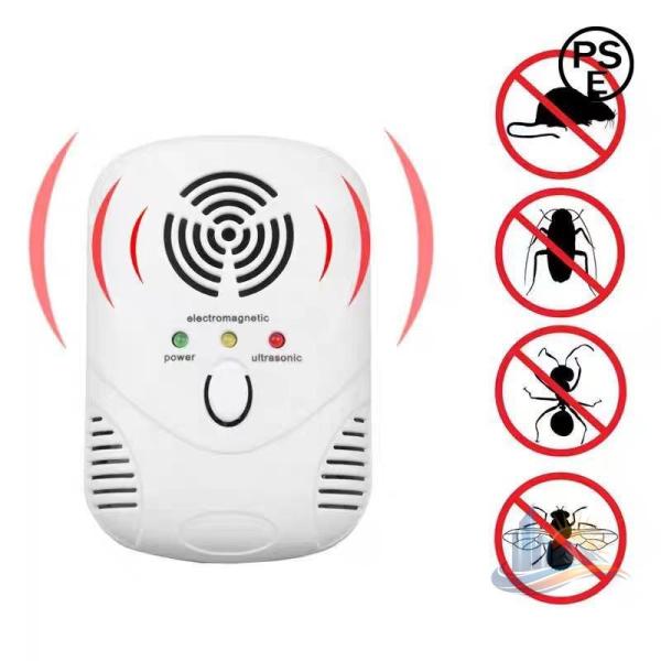 【電磁波+5種類超音波+圧力波】ネズミ撃退器は、ネズミが最も嫌う電磁波と5種類の音波一体化させた新型ネズミ撃退器です。電磁波を断続的に切り替え、5種類の音波周波数を送信し、圧力波モードを追加し、鼠/ゴキブリ/蚊/虫/アリ/ノミ/ハエ/ダニ/...