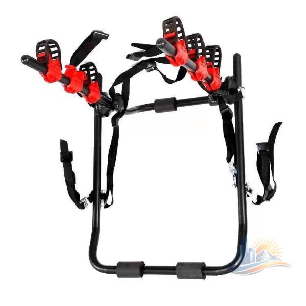 サイクルキャリア 自転車 リアキャリア ロードバイク 3台積み可 コンパクト 固定リアマウント 折りたたみ式 車載 自転車