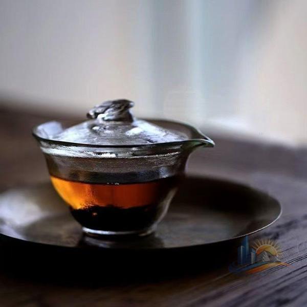 中国茶器 ガラス製 蓋碗 中国茶 台湾茶 茶葉 ウーロン茶 烏龍茶 結婚祝い
