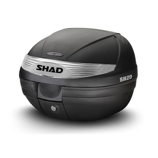 SHAD(シャッド)  SH29 トップケース 無塗装ブラック 品番：SH29 (D0B29100)容量：29L本体サイズ：H300×W400×D380（mm） 本体重量：約3.0kg 耐荷重量：3kg 素材：PP（ポリプロピレン） 付属品...