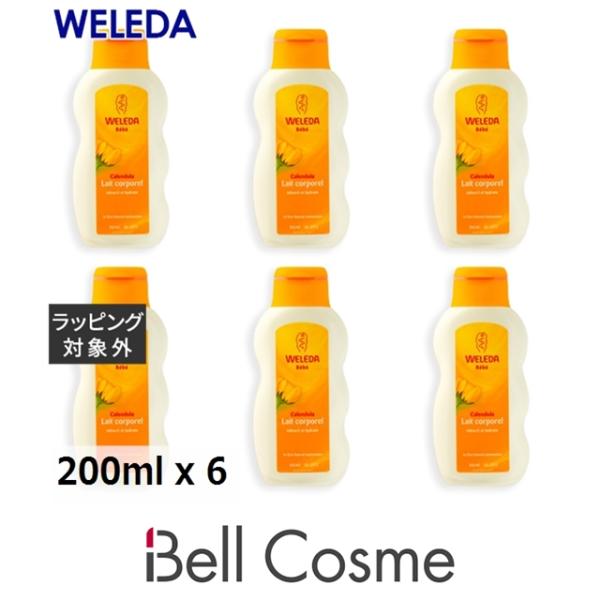 ◇ブランド：ヴェレダ WELEDA ベレダ◇商品名：カレンドラ ベビーミルクローション Baby &amp; Kind Calendula Pflegemilch◇規格：お得な6個セット / 200ml x 6 (6set)◇カテゴリ：ボデ...