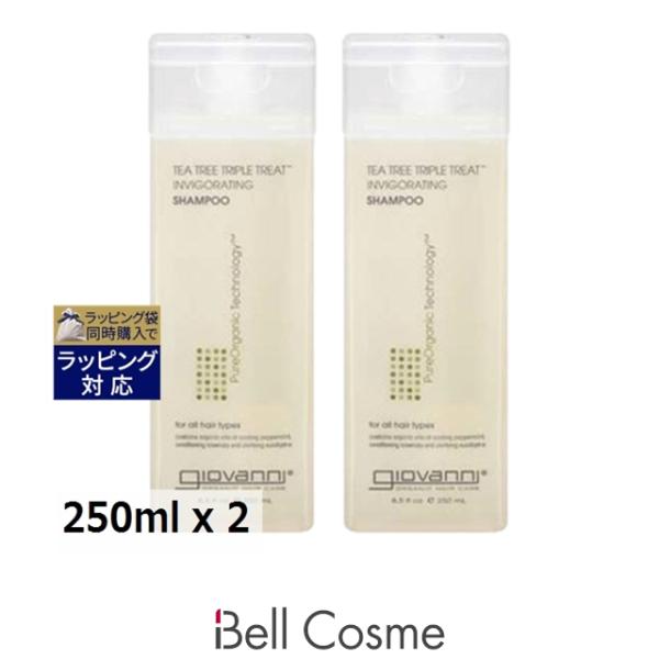 ◇ブランド：ジョヴァンニ Giovanni ジョバンニ◇商品名：ティーツリー トリプルトリートメント シャンプー Tea Tree Triple Treat Invigorating Shampoo for all hair types◇規...