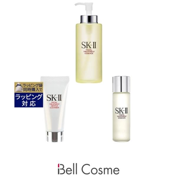 ◇ブランド：エスケーツー（SK-II SK2） SKII ◇商品名：ピテラベーシックケア 3点セット/FT エッセンス 330ml  ＋ FT エッセンス 30ml  ＋ FTジェントルクレンザー 20g Facial Treatment ...
