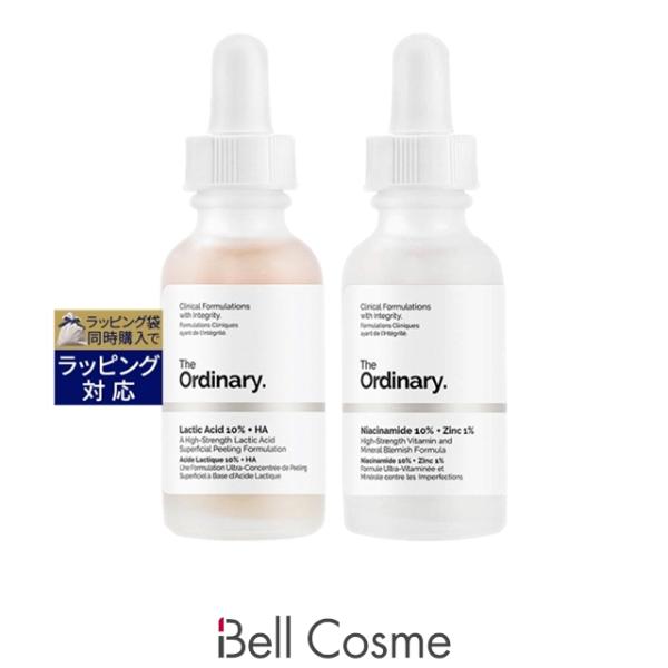 ◇ブランド：ジ オーディナリー The Ordinary ◇商品名：乳酸10％+ヒアルロン酸 30ml とナイアシンアミド 10% + 亜鉛 1% 30ml のセット Lactic Acid 10% + HA  &amp; Niacinam...