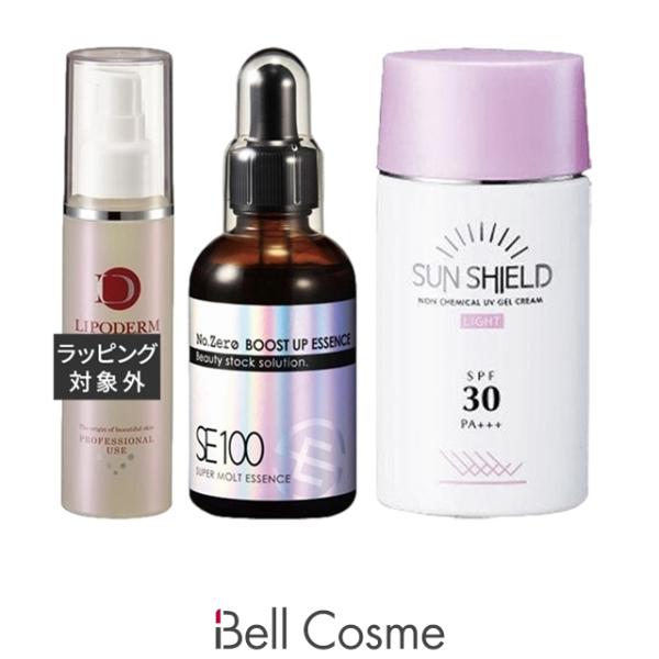 ◇ブランド：ラシンシア LA SINCIA ◇商品名：スーパーエッセンス 2種 /ビタミンC誘導体〈VC〉 100ml + No.ZERO 60ml とサンシールドゲル SPF30のセット Super Essence Vitamin C  ...