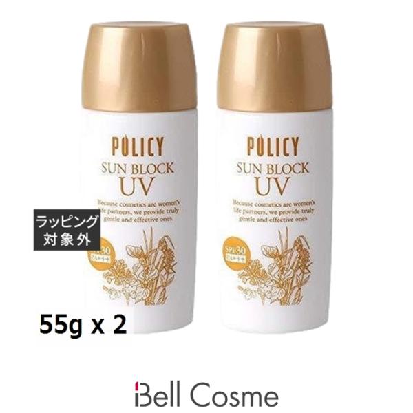 ◇ブランド：ポリシー POLICY ◇商品名：サンブロックUV Sun Block UV◇規格：お得な2個セット / 55g x 2 (2set)◇カテゴリ：日焼け止め（顔） UVケア UVミルク UVクリーム 日焼け止め UV美容液◇全身...