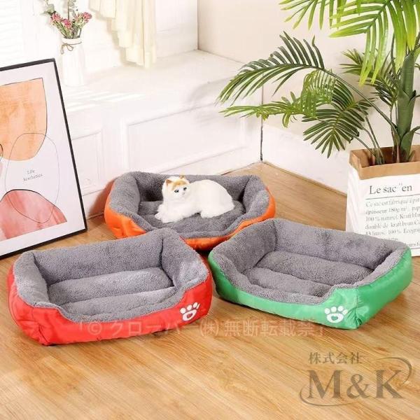 ＜素材＞フリース+コットン＜サイズ＞S：45cm*33cm*12cm（3ＫＧ以内のペットに）M：54cm*40cm*14cm（8ＫＧ以内のペットに）L：65cm*50cm*16cm（15ＫＧ以内のペットに）XL：80cm*65cm*17cm...