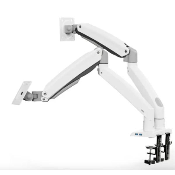 高品質のデュアルアームモニターアームで、2台の大型ディスプレイを支え、さまざまな専門用途のニーズに応えます。13インチから35インチまでのモニターに対応し、最大荷重は2〜12kgです。複数のモニターを同時に使用することができ、マルチタスク処...