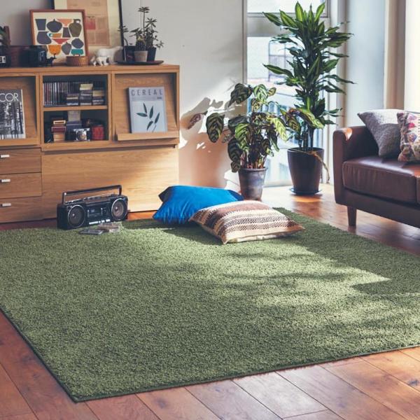 ファブリック ラグ ラグマット カーペット じゅうたん 絨毯 エリアラグ 新生活 BELLE MAISON DAYS ベルメゾンデイズ 一人暮らしインテリア