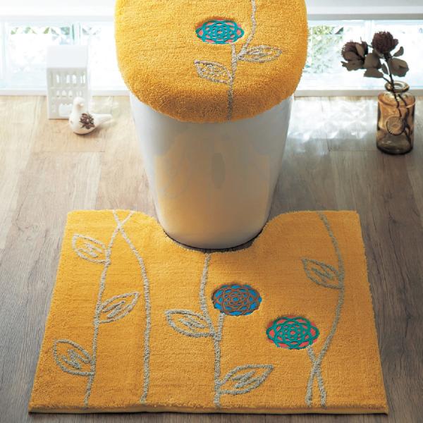 ファブリック トイレタリー トイレファブリック フタカバー＆マットセット フタカバー トイレマット マット セット 新生活 爆買