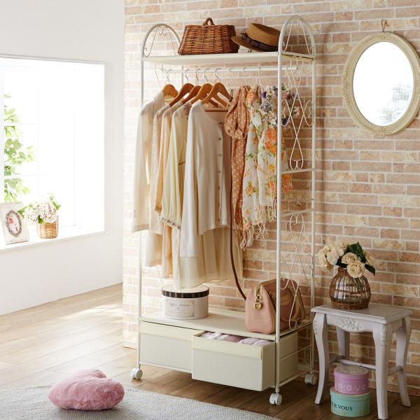 収納 収納用品 ハンガーラック バー バーハンガー ラック ハンガー掛け ハンガーかけ 新生活 衣替え収納