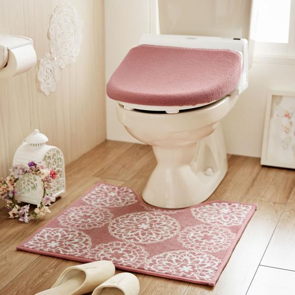 ファブリック トイレタリー トイレファブリック フタカバー＆マットセット フタカバー トイレマット マット セット 新生活 爆買