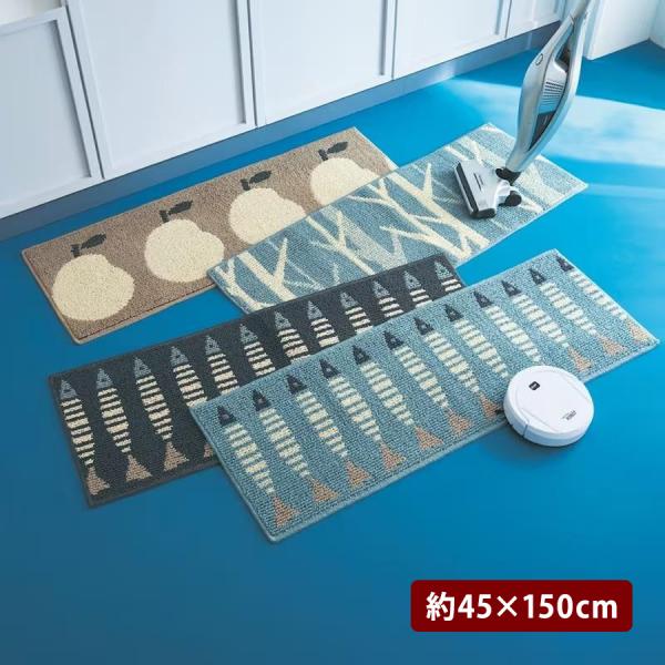 ファブリック マット キッチンマット カーペット 敷き物 敷物 敷きもの キッチン 台所 キッチン用品 台所用品 新生活 爆買