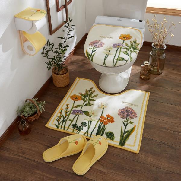 ファブリック トイレタリー トイレファブリック フタカバー＆マットセット フタカバー トイレマット マット セット 新生活 爆買