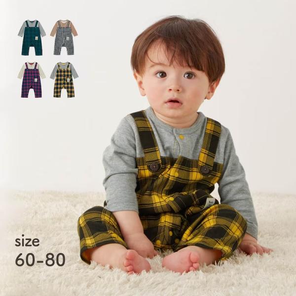 ベビー ベビー服 カバーオール ショートオール ロンパース つなぎKB 爆買