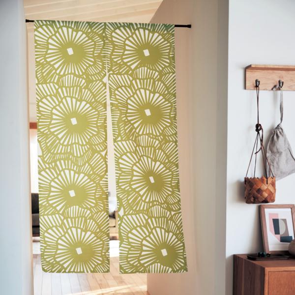 ファブリック カフェカーテン のれん 暖簾 仕切り 目隠し 新生活 爆買