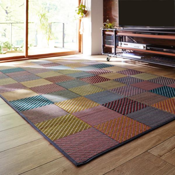 ファブリック ラグ ラグマット カーペット じゅうたん 絨毯 い草 い草ラグ イ草ラグ 新生活 爆買