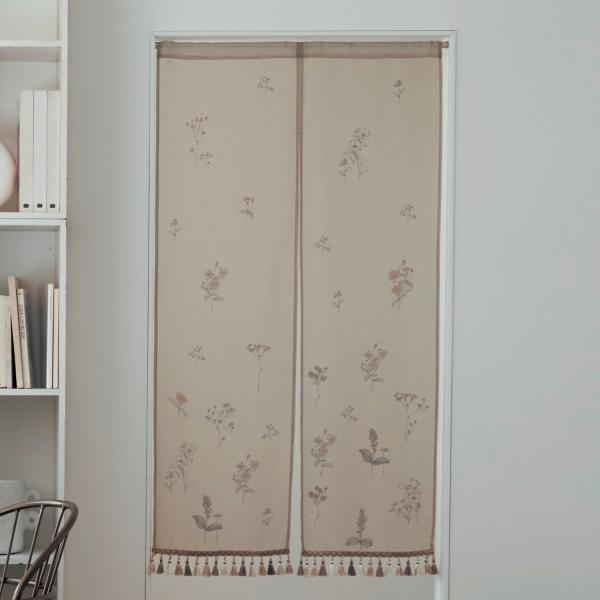 ファブリック カフェカーテン のれん 暖簾 仕切り 目隠し カーテン 新生活 爆買