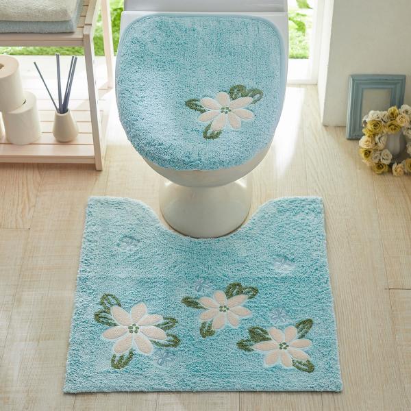 ファブリック トイレタリー トイレファブリック フタカバー＆マットセット フタカバー トイレマット マット セット 新生活 爆買