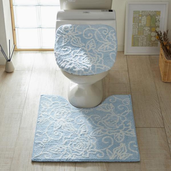 ファブリック トイレタリー トイレファブリック フタカバー＆マットセット フタカバー トイレマット マット セット トイレ トイレ用品 新生活 爆買
