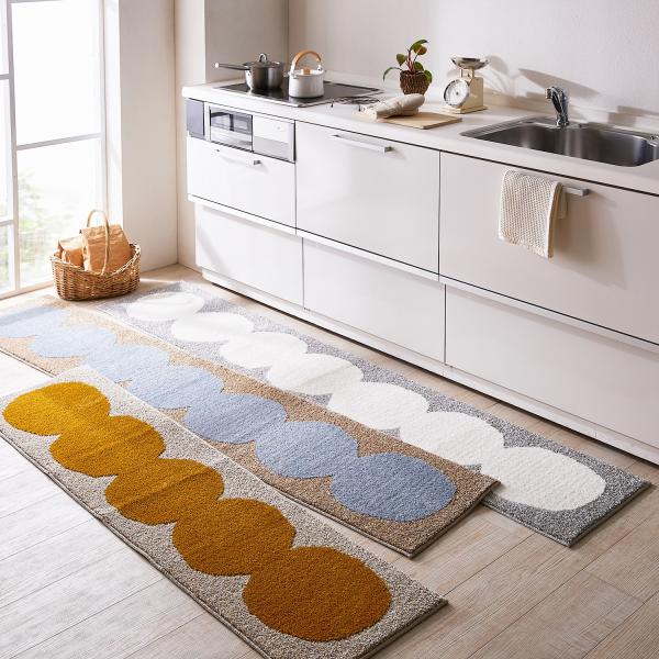 ファブリック マット キッチンマット カーペット 敷き物 敷物 敷きもの キッチン 台所 キッチン用品 台所用品 新生活 爆買