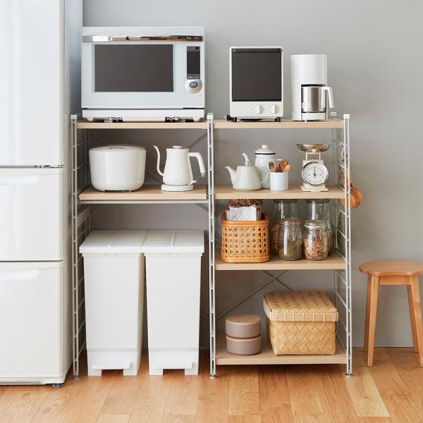 収納 収納用品 収納家具 レンジラック レンジ台 ラック シェルフ 棚 新生活 BELLE MAISON DAYS ベルメゾンデイズ 爆買