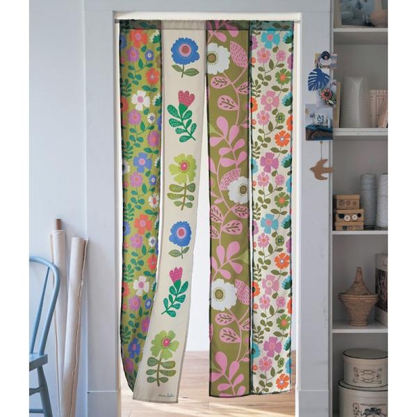 ファブリック カフェカーテン のれん 暖簾 仕切り 目隠し カーテン 新生活