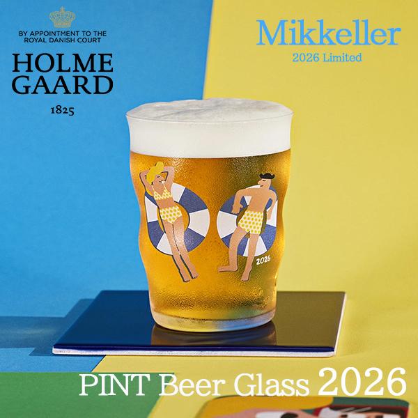 グラス ビアグラス ホルムガード おしゃれ 北欧 期間限定◆PINT BEER GLASS 2026◆＜限定グラス＞HOLMEGAARDからは毎年人気のMikkellerとのコラボレーションによるビアグラスが登場。2026年の記念グラスは、...