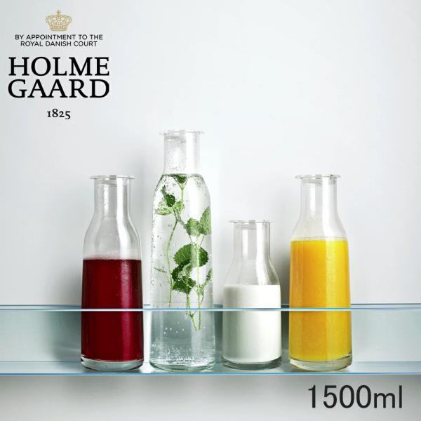 ピッチャー ガラス ポット ボトル 北欧　スリムジ ャグ＜ MINIMA  ミニマ フタ付きボトル Lサイズ 1400ml  ＞サイズ：高さ 32.5 cm 径 9cm容　量：1500ml材　質：ファインガラス・アクリル・シリコン原産国：台...