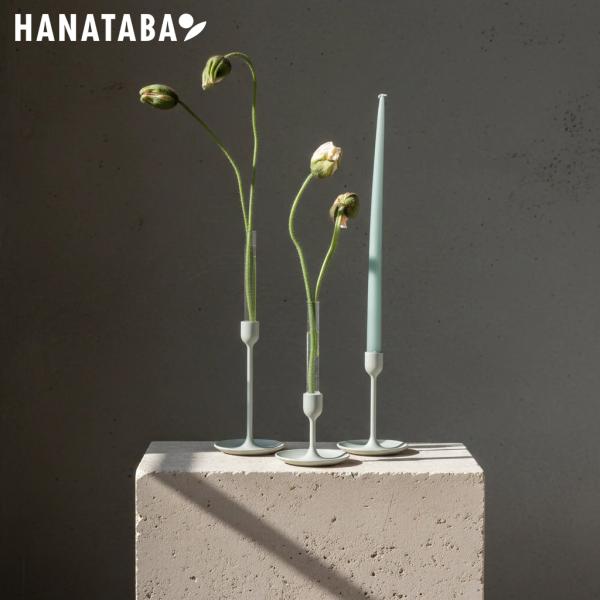 Hanataba - Candle Vase キャンドルベース 3pcsキャンドルホルダーに差し込んで、キャンドルとお花を同時にデコレーションできる画期的な細身のガラス製キャンドルベース3個セット。--------------------【...