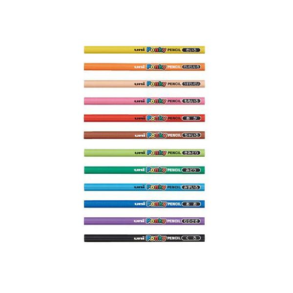 【商品特長】ポンキーペンシルについて　■ 紙巻きなので、芯が折れにくい　■ しっとりソフトな描き心地くっきり鮮やかに濃く描ける　■ プラスチック・ガラス・金属に描ける　・ポケットシャープナーについて■ 軽い力で削ることができる新開発ポケシャ...