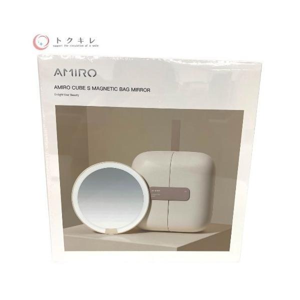 【メーカー】AMIRO (アミロ)【商品名】CUBES マグネットミラー AML115 ホワイト【状態】未開封 (※シュリンク包装が弱い製品のため破れ等がございます。配送時の衝撃等で増える可能性もございます。)【送料】送料無料（出品者負担）...