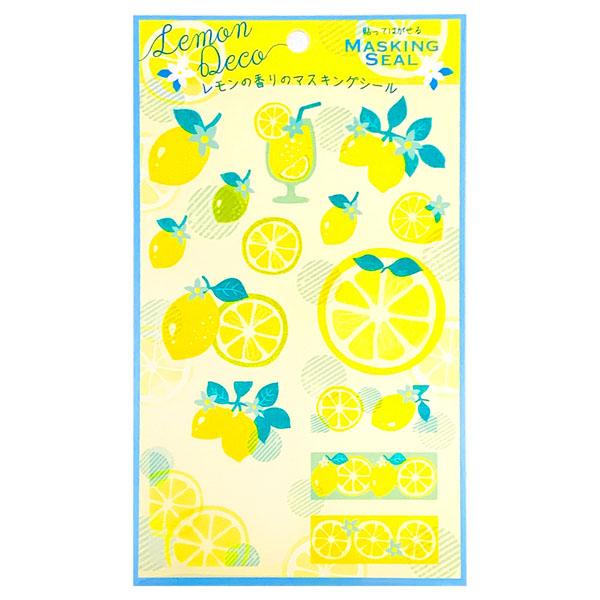 レモンの部分をこするとさわやかなレモンの香りがします。ナチュラルテイストがやさしいレモンデイズシリーズです。・台紙サイズ：180x105mm　素材：和紙・シールの表面をこすると、レモンの香りがほのかにただよいます。・貼ってほがすことが可能で...