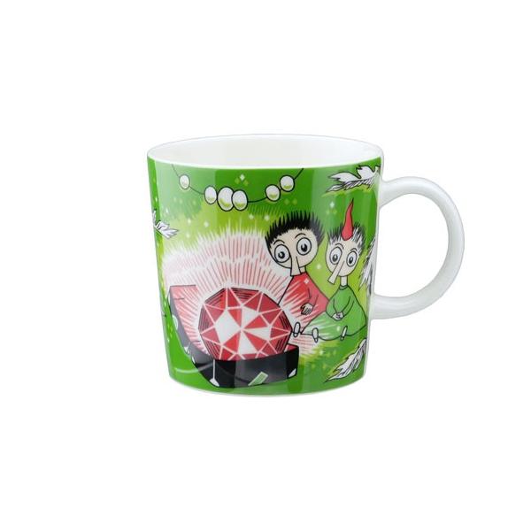 ARABIA Moomin Mug Thingumy and Bobシリーズ：ムーミンデザイン：Tove Slotte (トーベ・スロッテ)サイズ：W110×φ80×H80mm容量：約280ml材　質：磁器セット内容：マグカップ × 1原産...