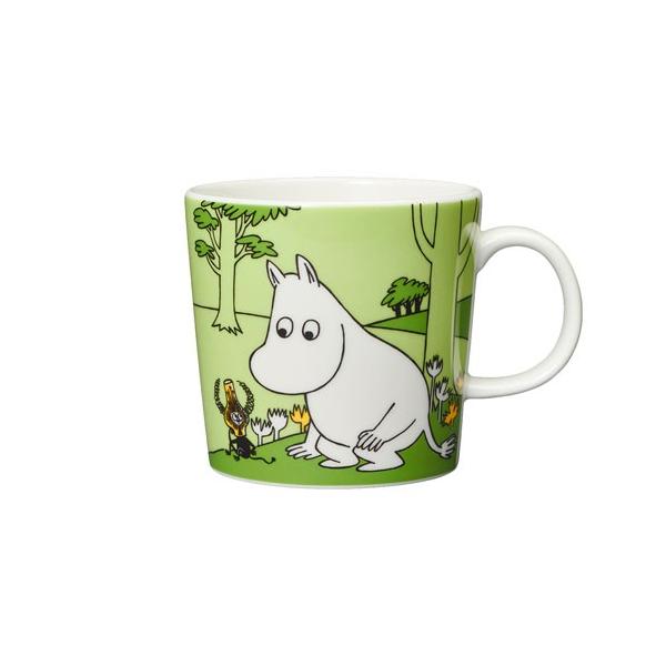 ARABIA Moomin Mug Moomintrollシリーズ：ムーミンデザイン：Tove Slotte (トーベ・スロッテ)サイズ：W110×φ80×H80mm容量：約280ml材　質：磁器セット内容：マグカップ × 1原産国：タイ製...