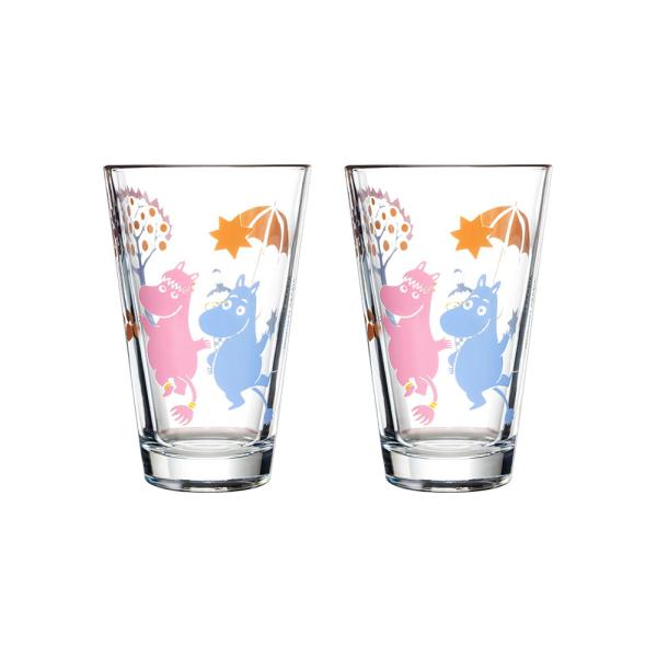 ARABIA Moomin Tumblerシリーズ：ムーミンデザイン：Tove Slotte (トーベ・スロッテ)サイズ：約φ80×H125mm(300ml)材　質：無鉛ガラスセット内容：カップ × 2原産国：ブルガリア製(Made in ...